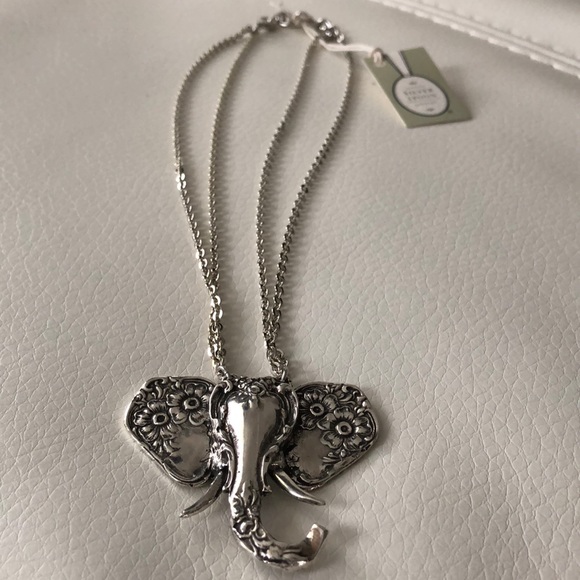 silver spoon jewelry | Jewelry | Silver Spoon Elephant Necklace | Poshmark